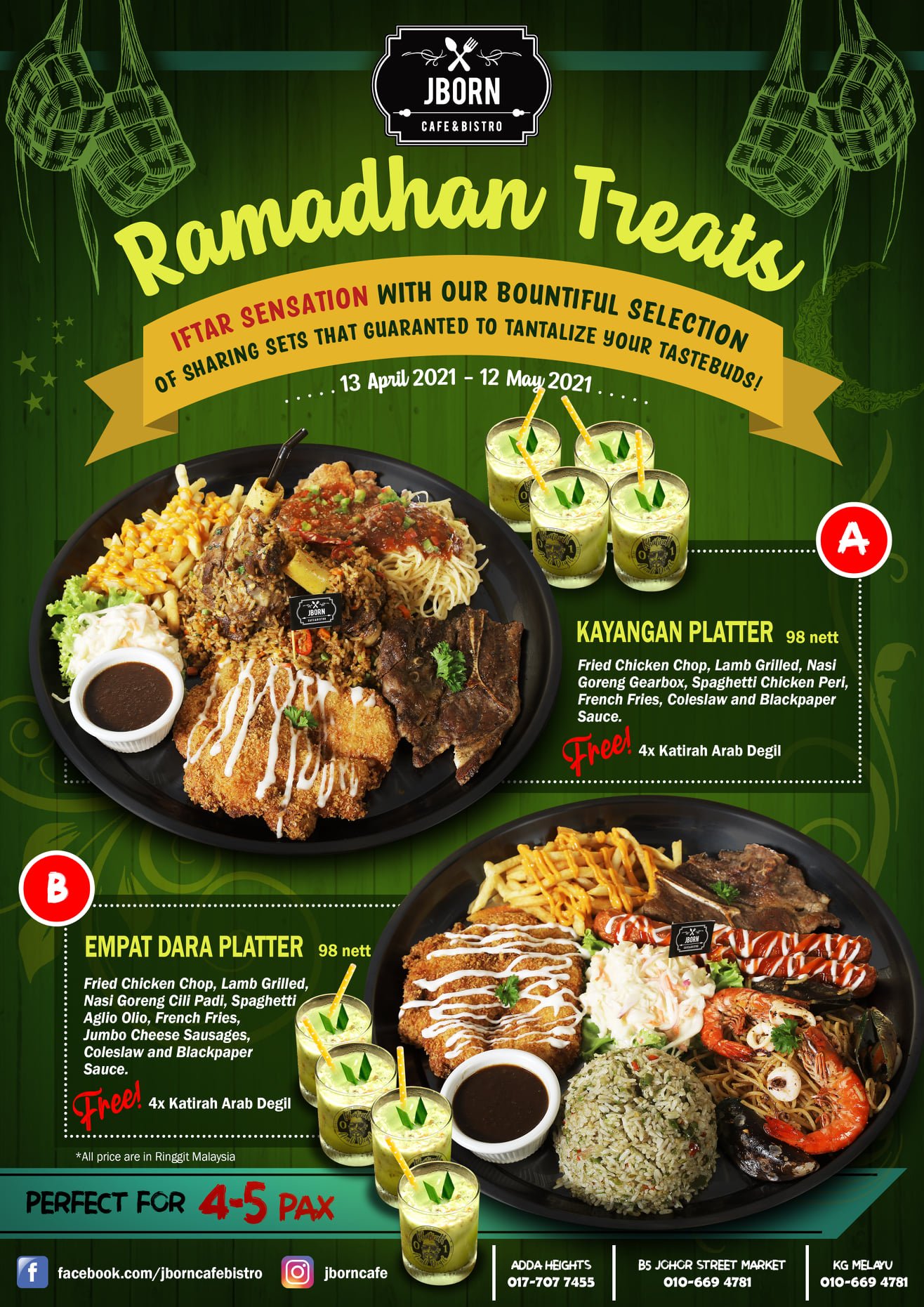 15 kedai makan hidangan Dulang/Platter istimewa ramadhan – Edisi 1 – maQan